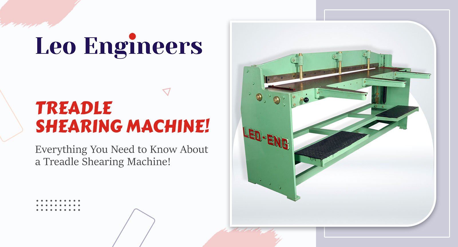 The Ultimate Guide to Treadle Shearing Machines: Precision and ...