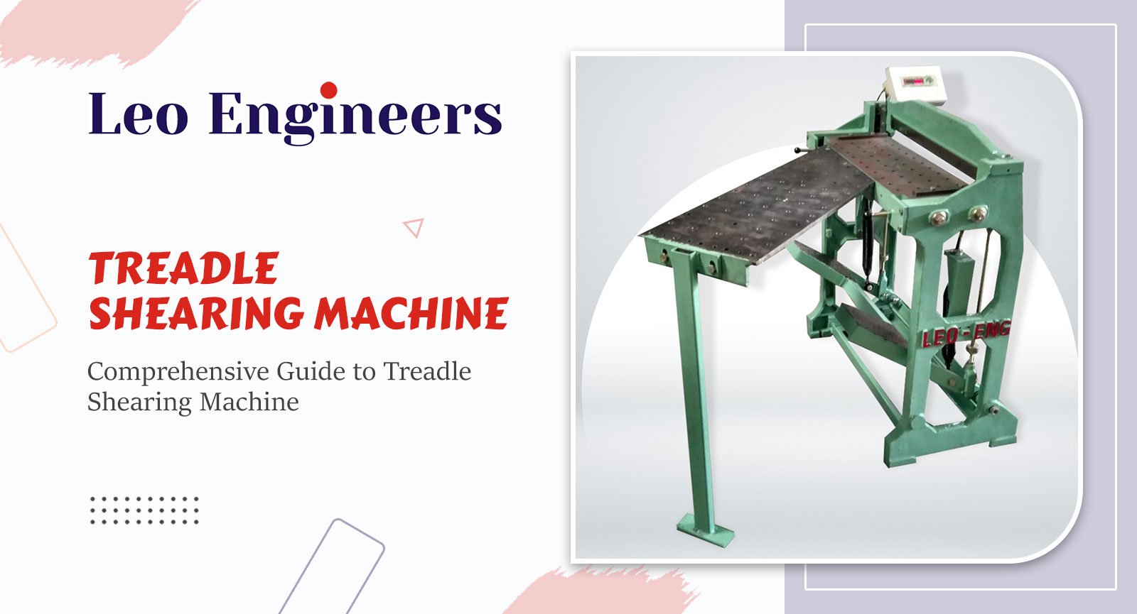 Introduction to Treadle Shearing Machines